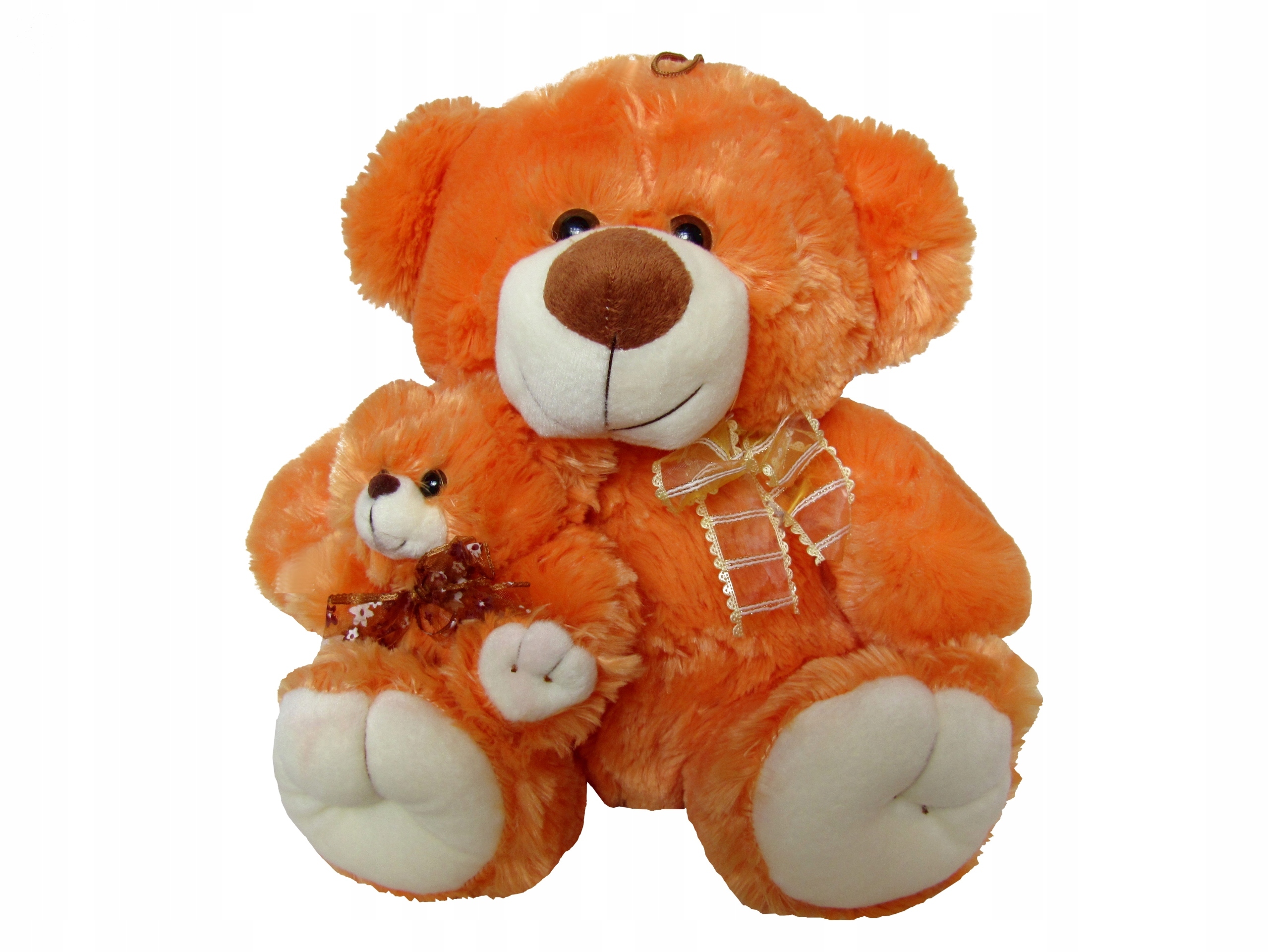 pluszowy DUŻY MIŚ + mały MISIU _ MASKOTKA prezent 12540123438 - Allegro.pl