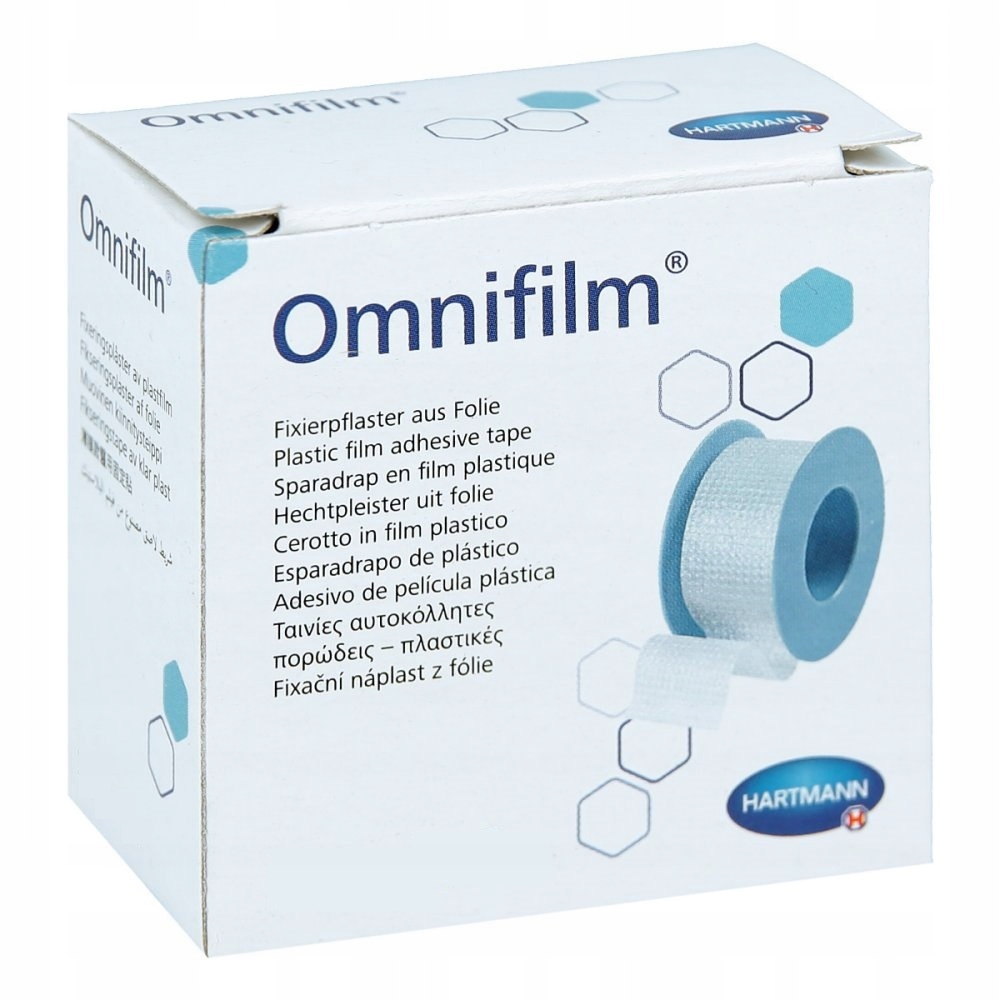 HARTMANN Przylepiec Plaster OMNIFILM PRZEŹROCZYSTY 1,25 cm x 5m ...