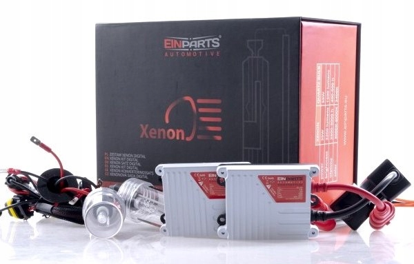H7 XENON ZESTAW HID SLIM DC EINPARTS METALOWA PODISTAWA BARWA BIAŁA 5000K EPXK10H7M5 za 179 zł z ...