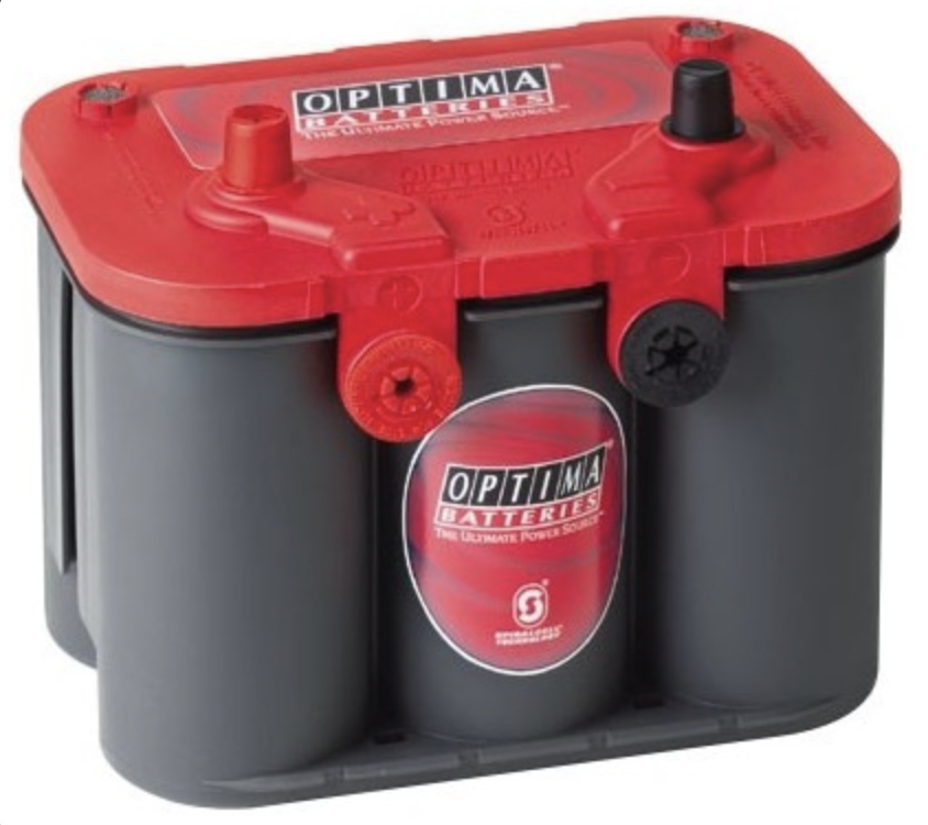 RTU 4.2 BATTERY OPTIMA RED RTU 4.2 L-U 12V 50AH