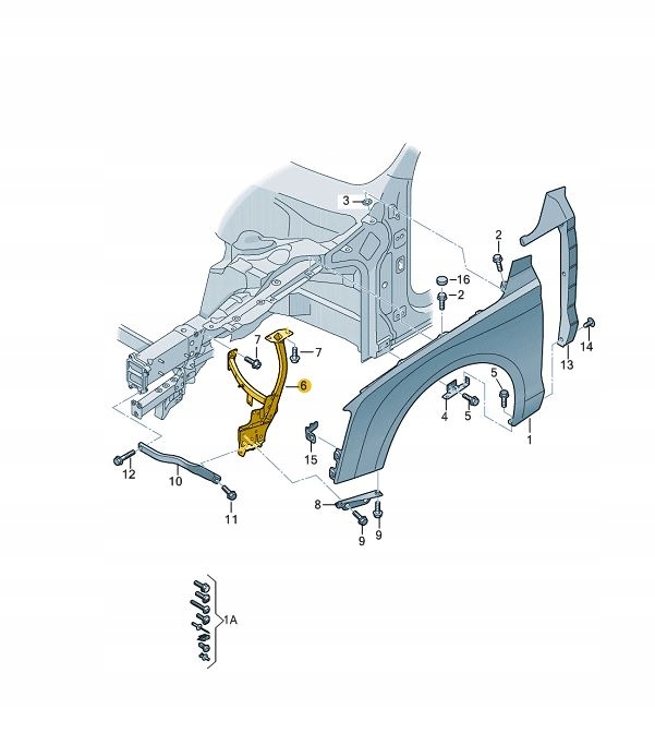 PODPORA MOCOWANIE BŁOTNIKA LEWA PAJĄK AUDI A8 D4 8467082304 - Allegro.pl