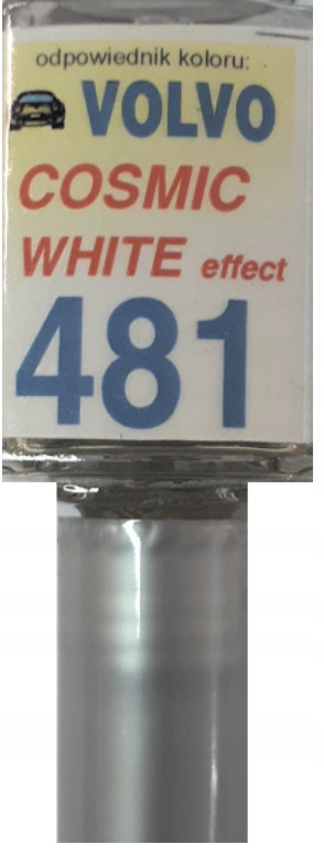 VOLVO 481 COSMIC WHITE LAKIER SAMOCHODOWY ZAPRAWKA DO RYS 10 ML ARASYSTEM 5906379518908 za 17 ...