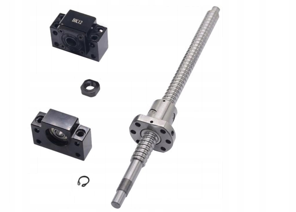 ŚRUBA KULOWA 250mm 1605 + NAKRETKA + BK12/BF12 CNC • Cena, Opinie ...