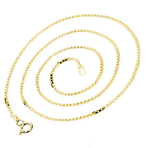 OX9-45/1GD Velencei lánc 45cm EZÜST 925-ös finomságú, • Ár, Vélemények ...