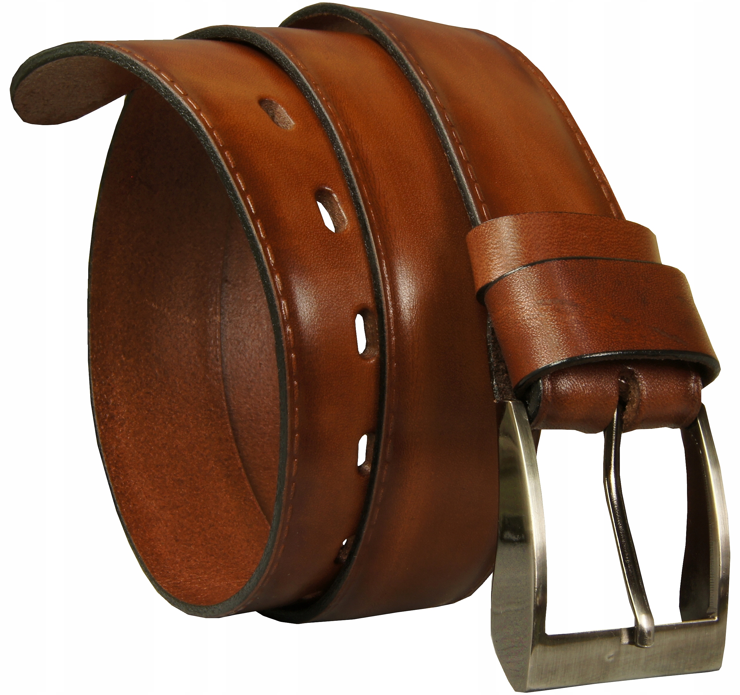 POLSKI SKÓRZANY PASEK MĘSKI SZEROKI SKÓRA LICOWA • Cena, Opinie • Paski ...