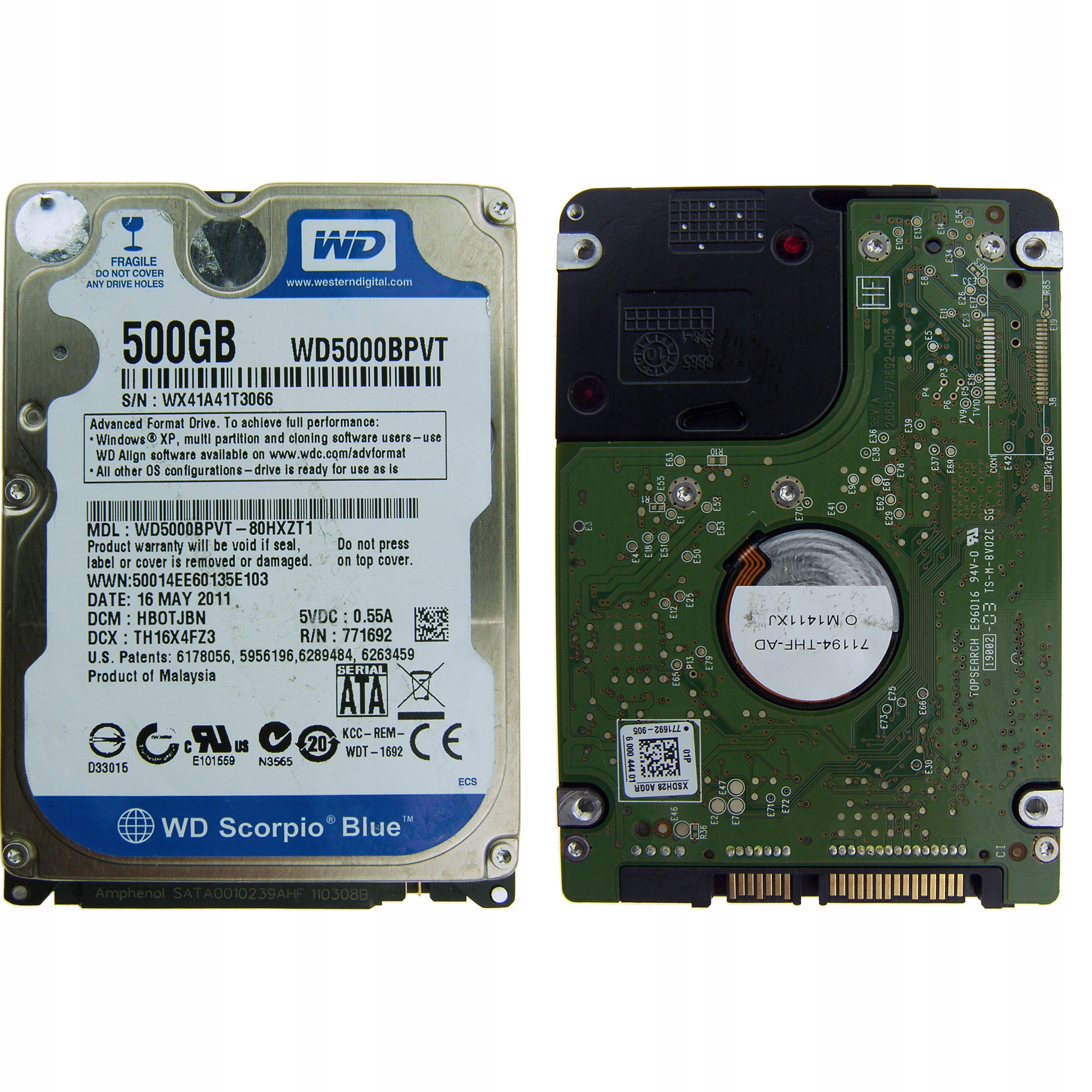 WD WD5000BPVT | 80HXZT1 | darca 9dT | KúpSiTo.sk - Tovar z Poľska