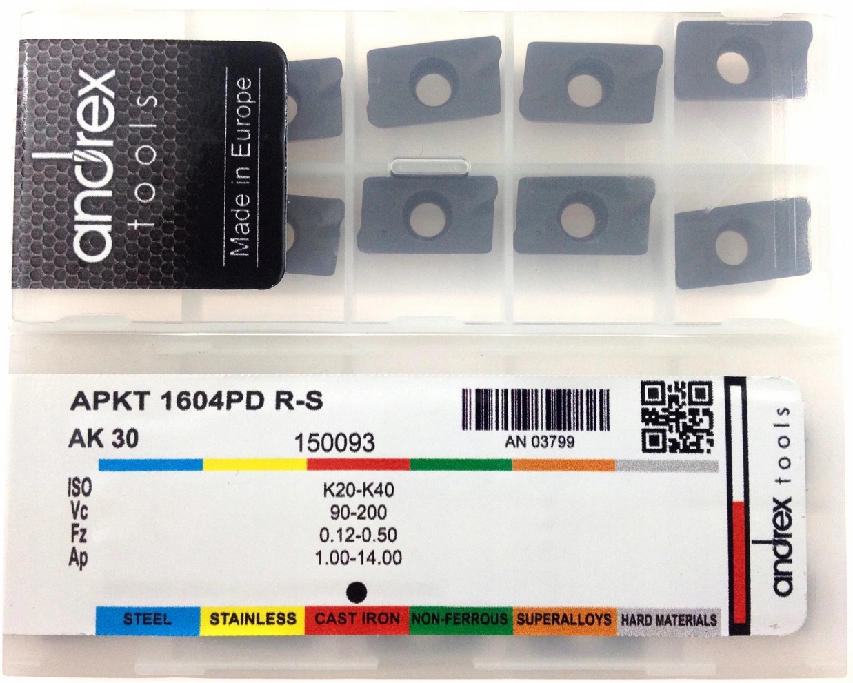 Płytki węglikowe APKT 1604PD R-S AK30 ŻELIWO (5907001201175) • Cena ...