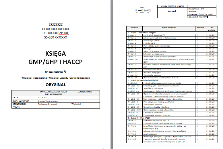 Księga GMP GHP i HACCP - mała PRODUKCJA • Cena, Opinie • Pozostałe ... Księga GMP GHP i HACCP - mała PRODUKCJA • Cena, Opinie • Pozostałe ...