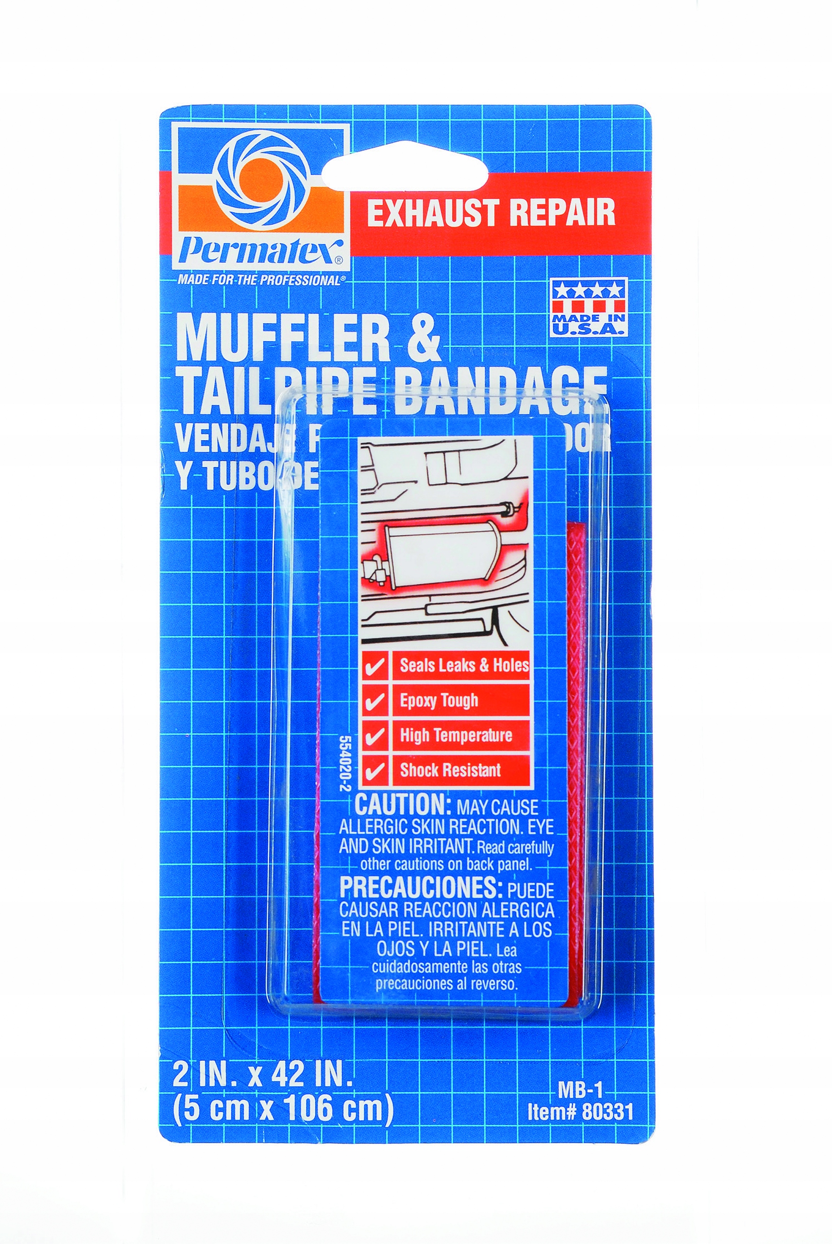PERMATEX MUFFLER&TAILPIPE BANDAGE BANDAZ DO NAPRAWY TLUMIKOW ...