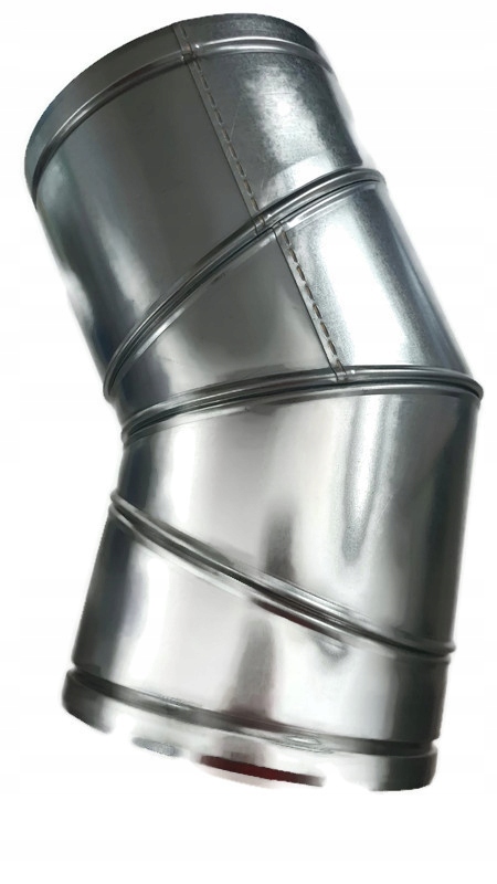 KOLANO NASTAWNE regulowane ocynk 160 / 90* spiro • Cena, Opinie - Allegro