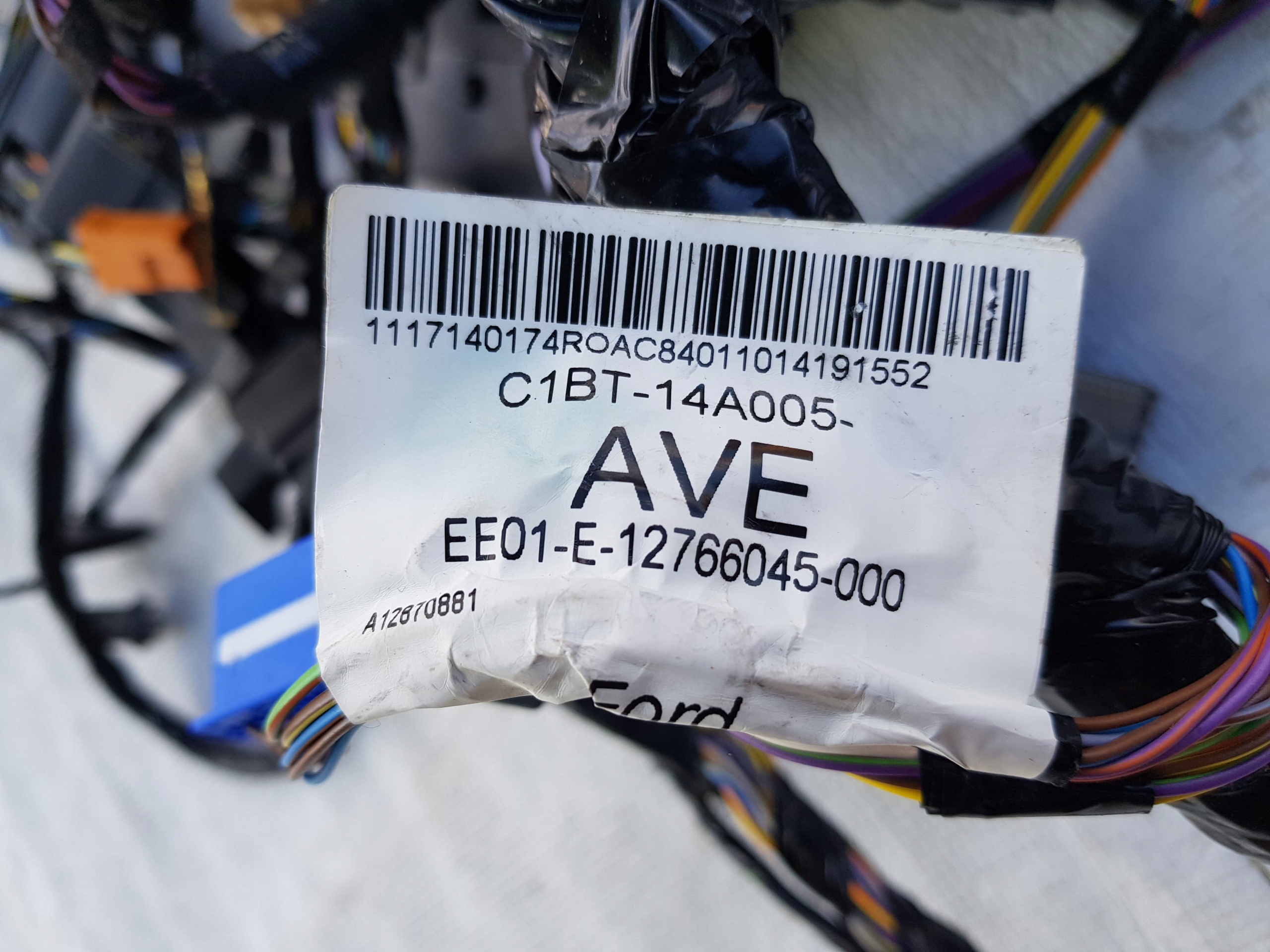 C1BT-14A005-A - FORD FIESTA MK7 LIFT ST ЖГУТ ПРОВОДОВ САЛОНА ...