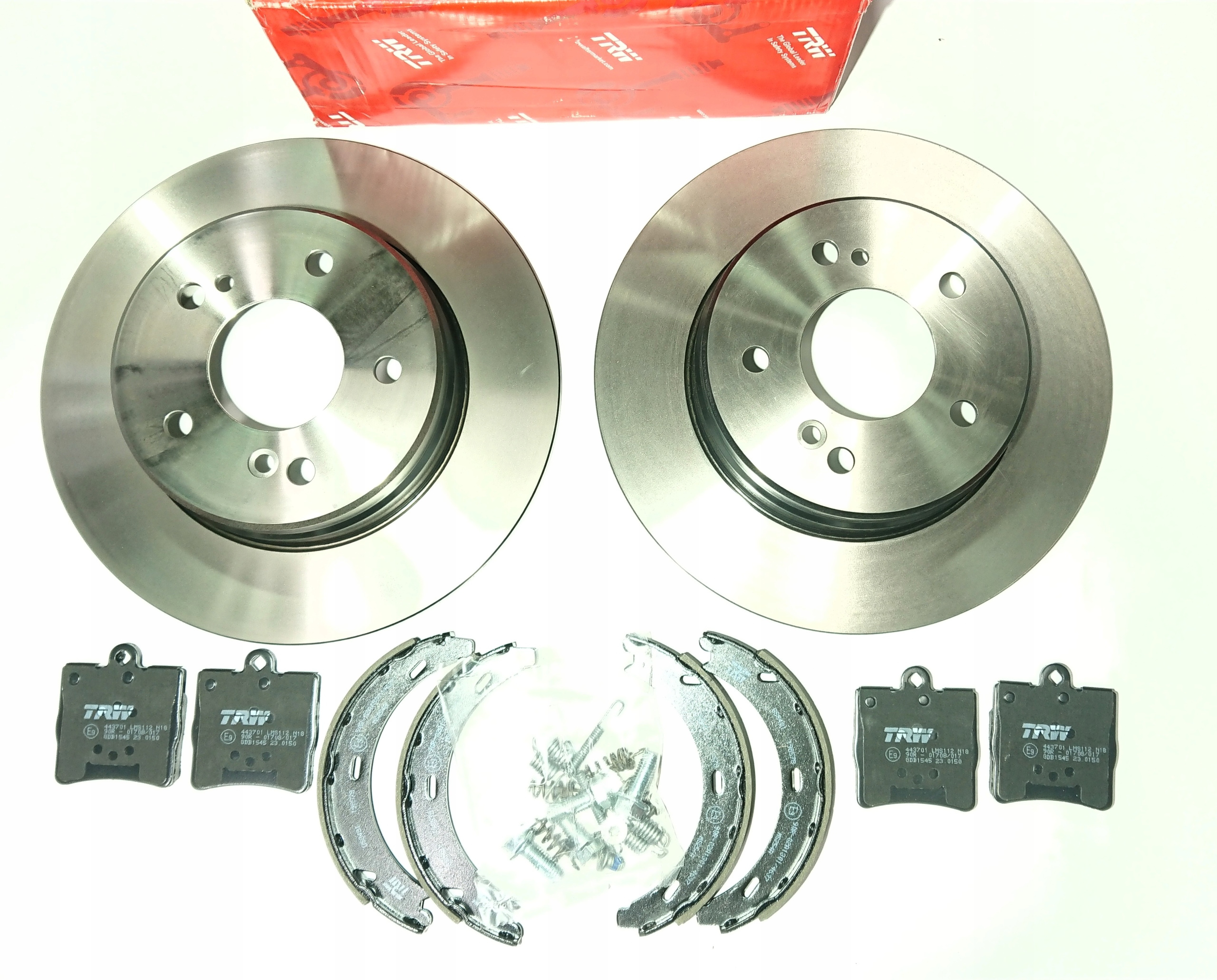 TRW KPL TARCZE KLOCKI SZCZĘKI TYŁ MERCEDES W203 za 468.00PLN z KAMIENNA ...