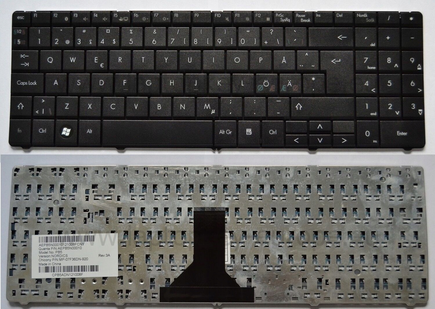 Nová klávesnice PACKARD BELL MX35 MH35 ML61 ML65 za 241.00CZK - Allegro