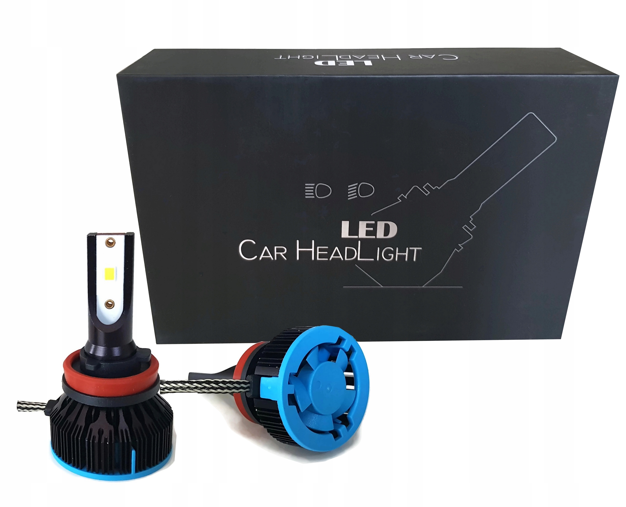 MINI ŻARÓWKI LED HB3 TURBO ŻARÓWKA SUPER MOCNE 60W za 129.99PLN z ...