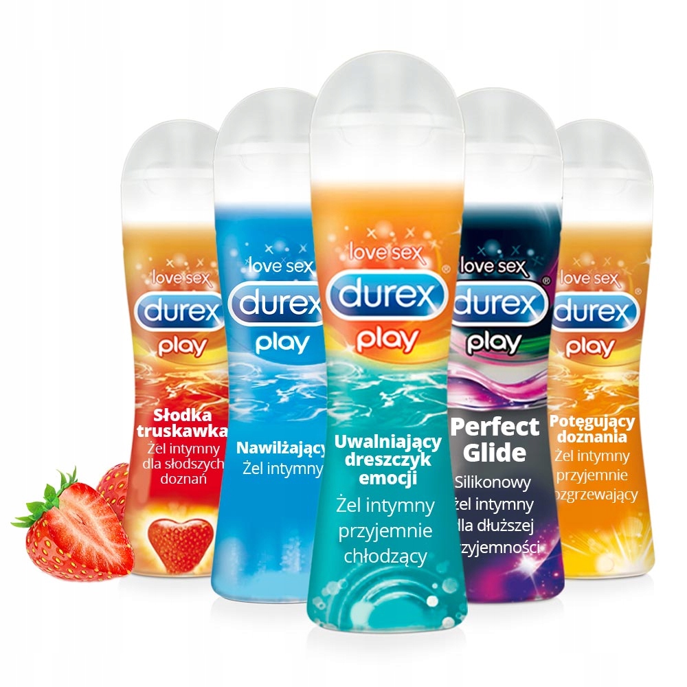 DUREX żel intymny lubrykant MIX ZESTAW 5 szt 13649842083 - Allegro.pl