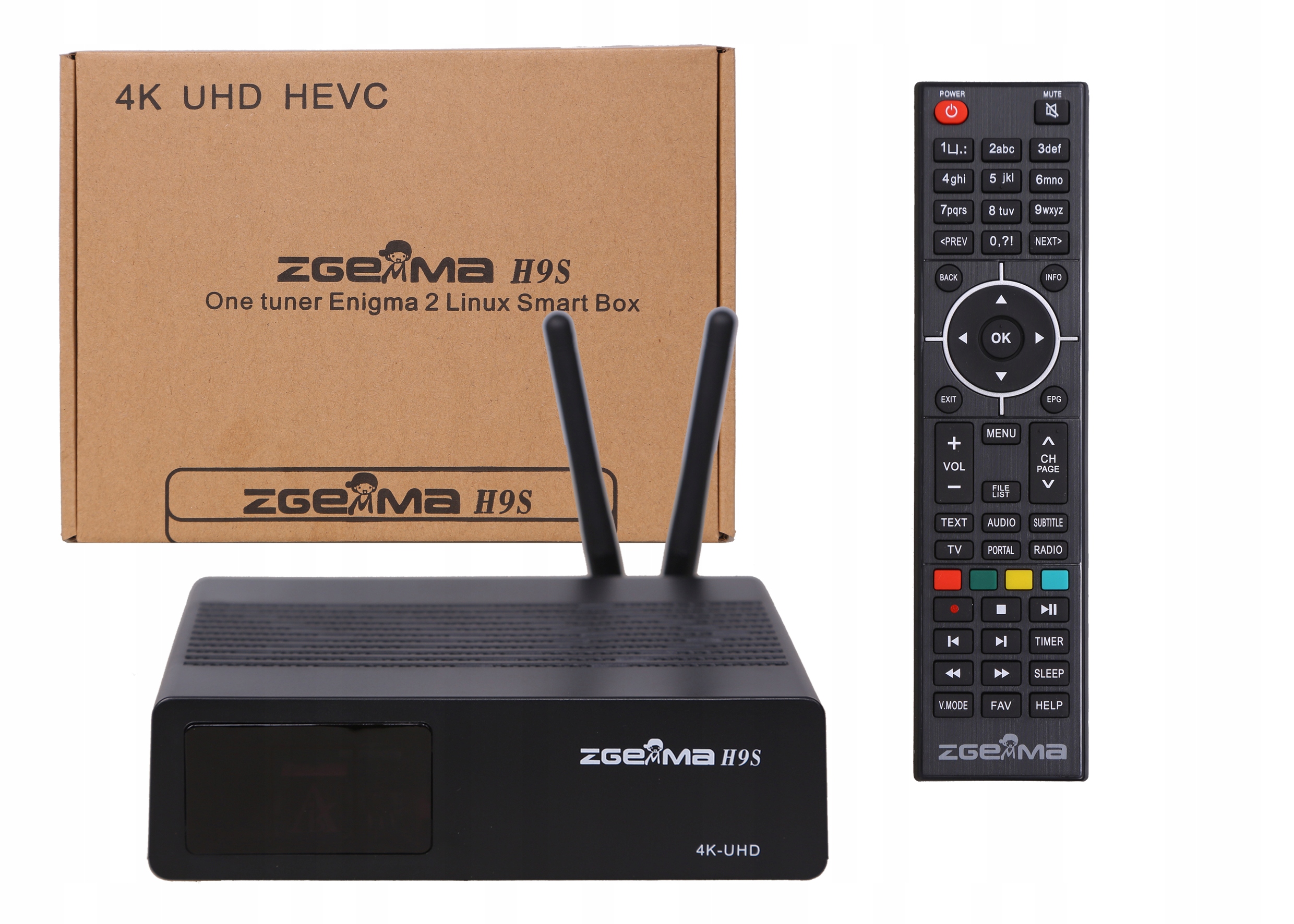 ZGEMMA H9S 4K ENIGMA2 Cccam Iptv Oscam wifi