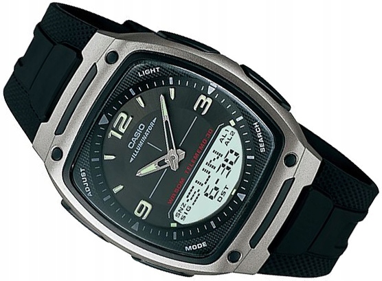 MĘSKI ZEGAREK CASIO AW-81 1A1V 50M TELEMEMO BUDZIK 9077517600 - Allegro.pl