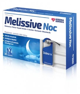 Melissive Noc 30 tabletek Rodzina Zdrowia (5902666650924) • Cena ...