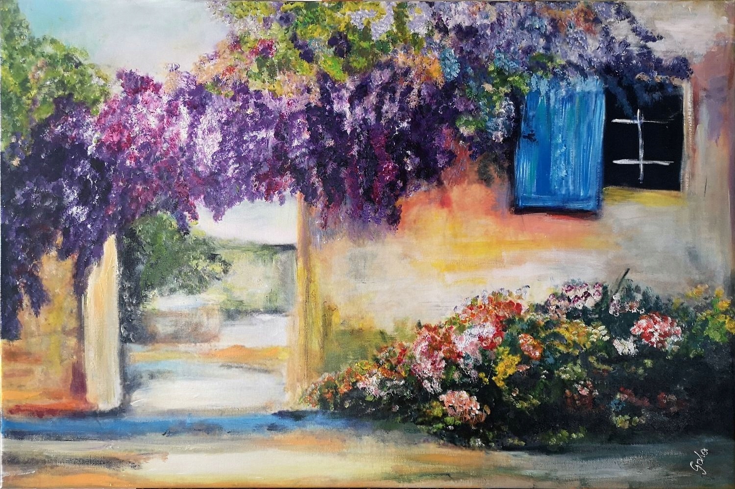 Prowansja - obraz olejny____kopia 60/90 8909264853 - Allegro.pl