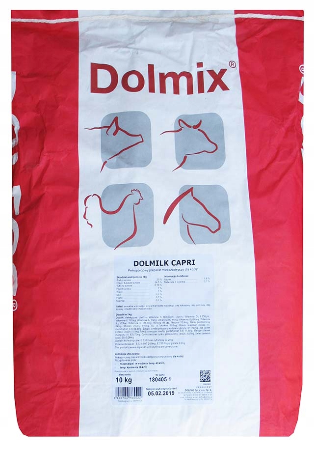 DOLFOS DOLMILK CAPRI 10kg mleko kozy koźlęta kóz | Cena: 162.00PLN | Allegro | KOZIEGŁOWY | Stan ...