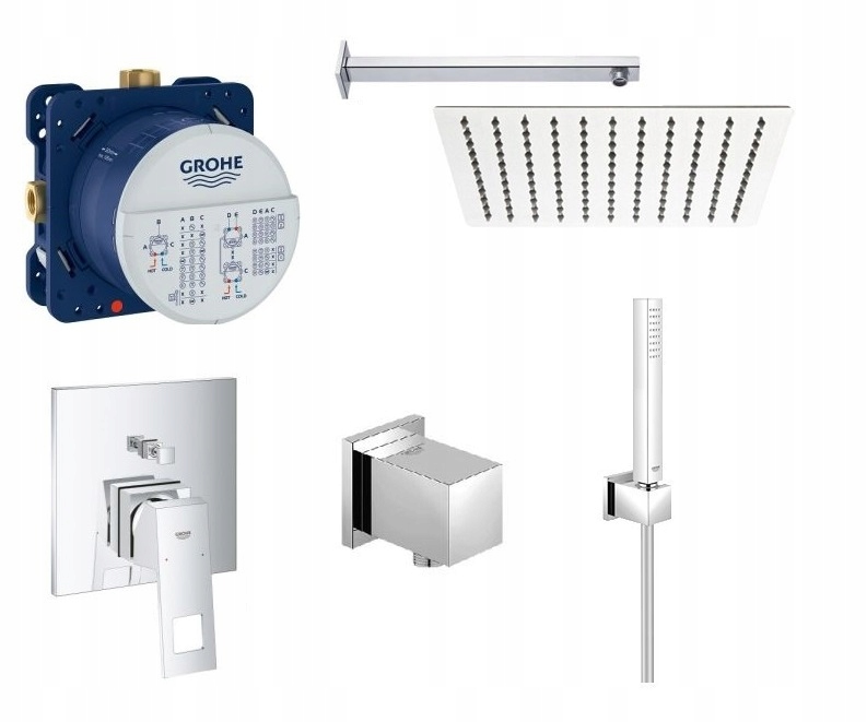 Zestaw prysznicowy podtynkowy grohe - Niska cena na Allegro.pl