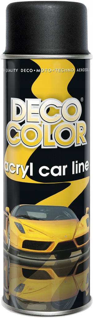 Deco Color lakier akrylowy czarny mat 500ml 5906739720477 za 17.07PLN z ...