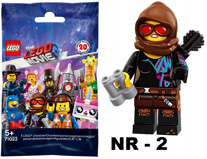 LEGO 71023 MOVIE 2 MINIFIGURES ŻYLETA - LUCY - WYLDSTYLE NR2 ...