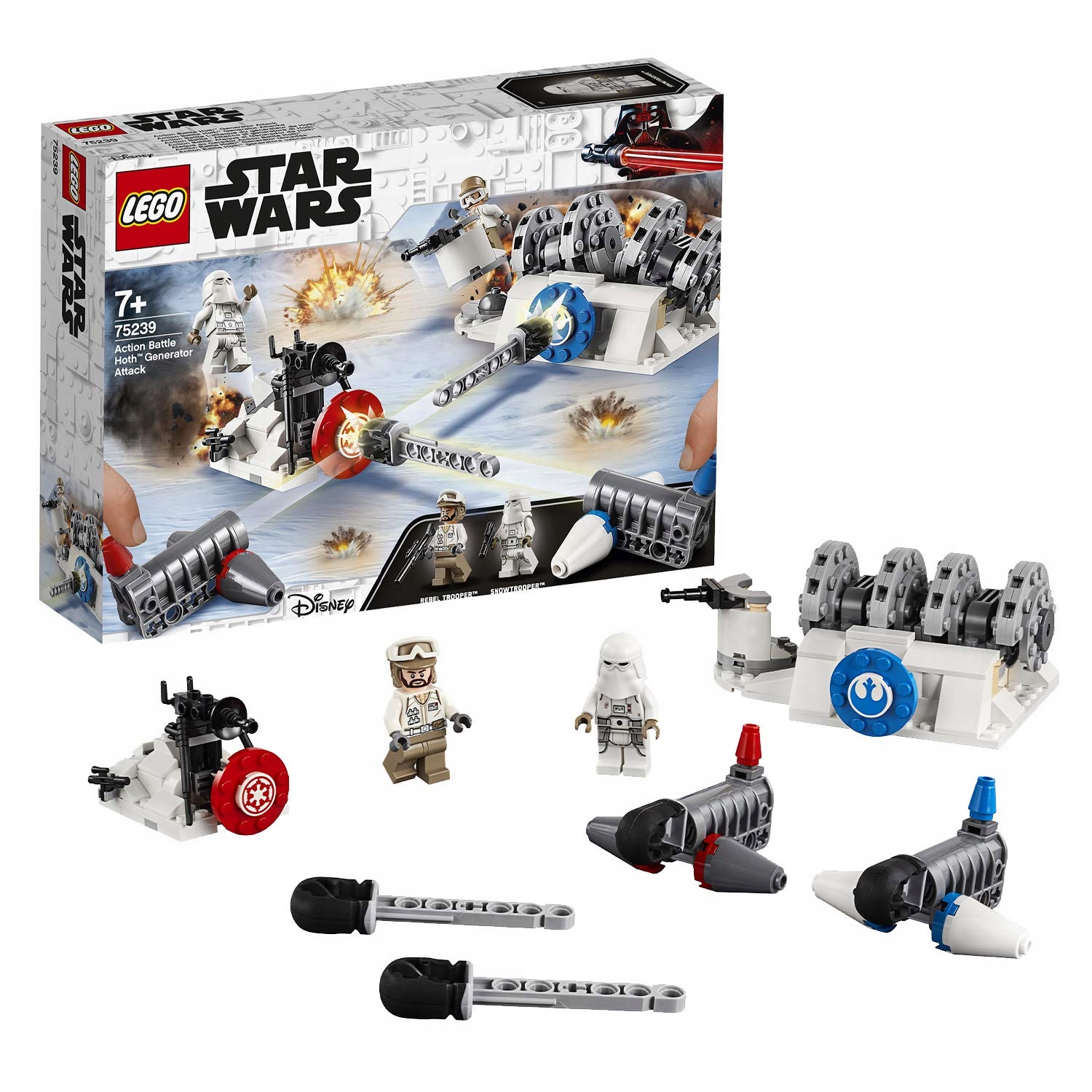 LEGO STAR WARS 75239 Atak na generator na Hoth (5702016370157) • Cena ...