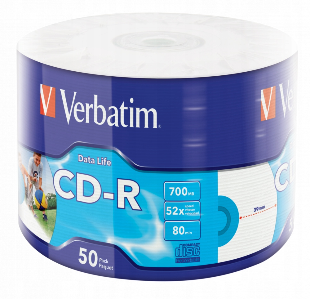Płyty CD-R Verbatim Extra Protection 700MB x52 50 szt. - Sklep, Opinie ...