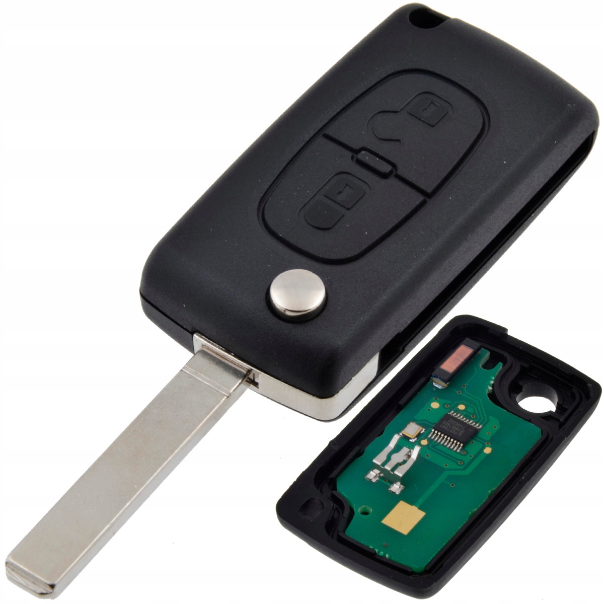 Kluczyk pilot do CITROEN C2 2005-2009 C3 2006-2010 za 121.74PLN z ...