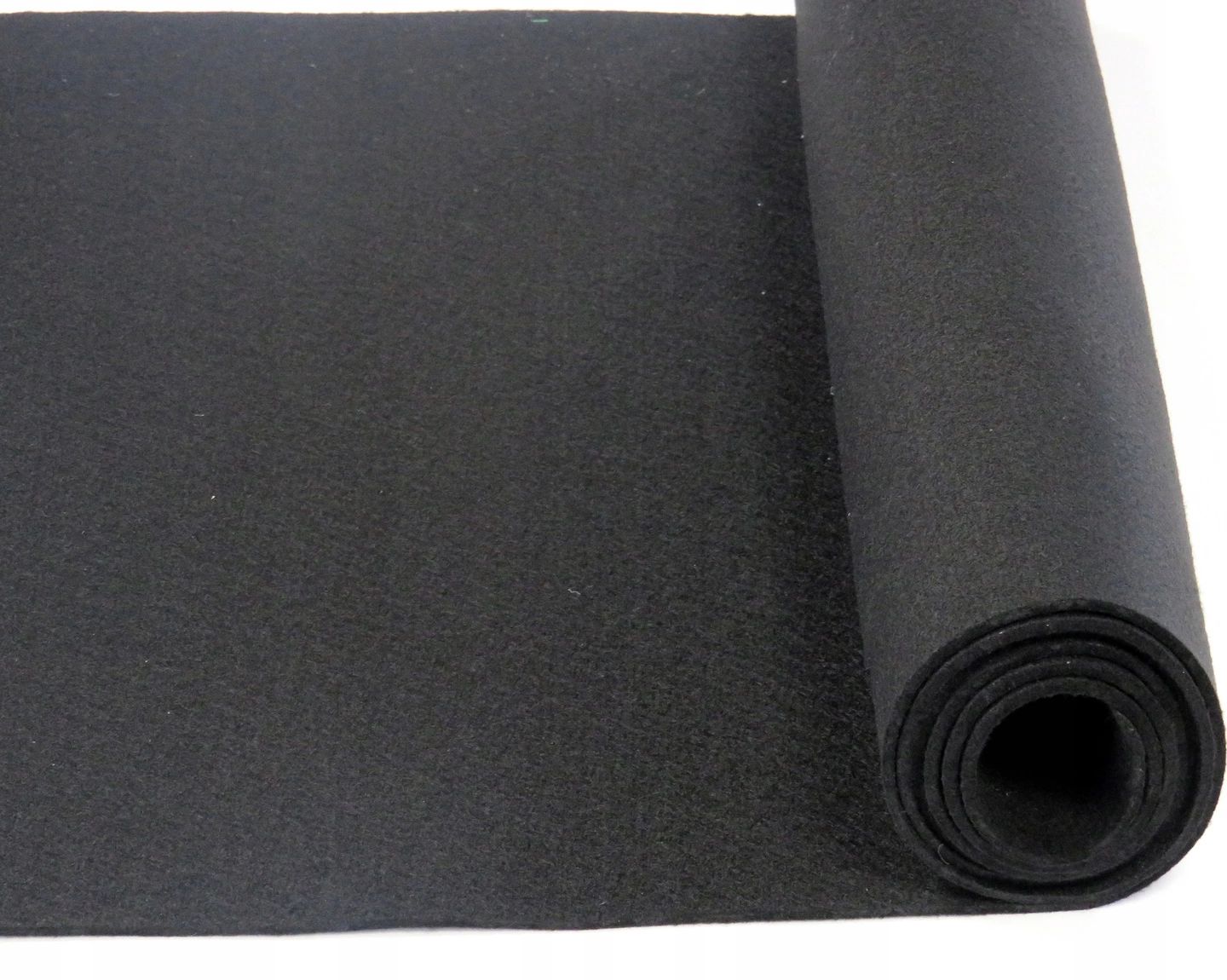 FILC CZARNY POD LAMELE GRUBY 5MM SZER 100cm 900gr/m2 1mb DOCINAMY NA ...