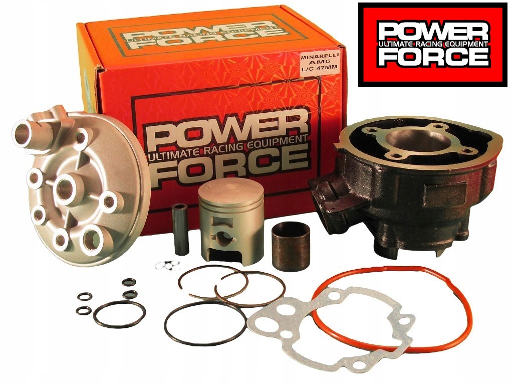 Cylinder POWER FORCE 70 / 80 Minarelli AM6 Tuning za 292.00PLN z MIŃSK ...