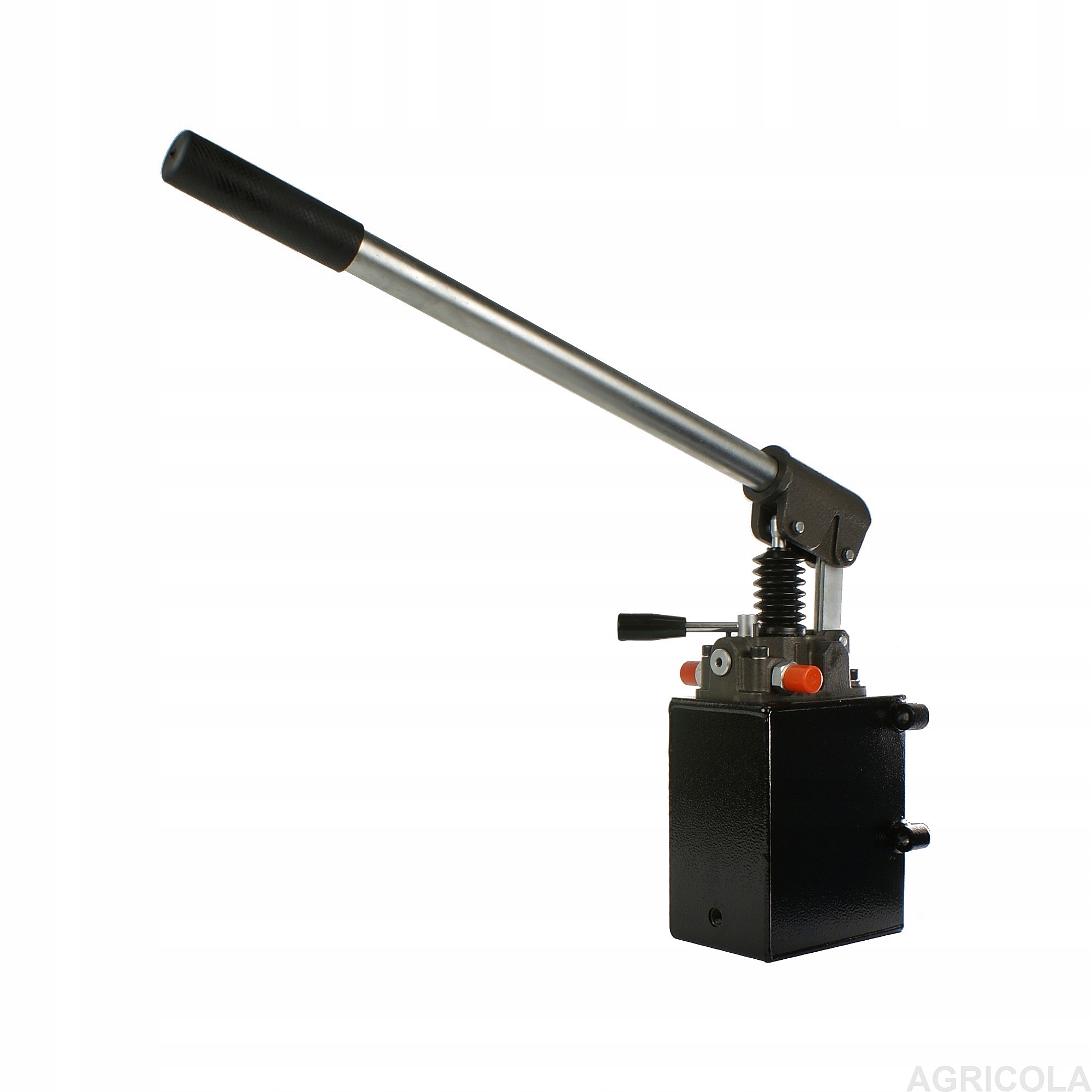 POMPA HYDRAULICZNA RĘCZNA DWUSTRONNA 25cm3 ZE ZBIORNIKIEM 5L BADESTNOST ...