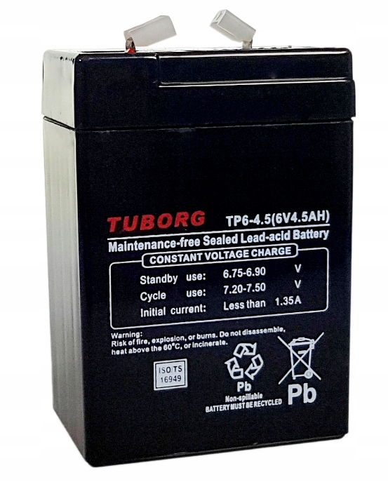 Akumulator Tuborg TP6-4.5 żel 6V 4.5Ah - Sklep, Opinie, Cena w Allegro