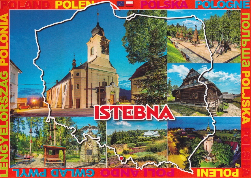 ISTEBNA - KOŚCIÓŁ - POMNIK - CHAŁUPA - MAPKA 13469500402 - Allegro.pl