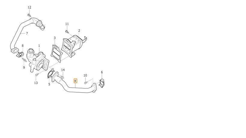 32225133 - ТРУБА EGR ОРИГИНАЛ VOLVO XC60 XC70 XC90 купити на Avtoex з ...