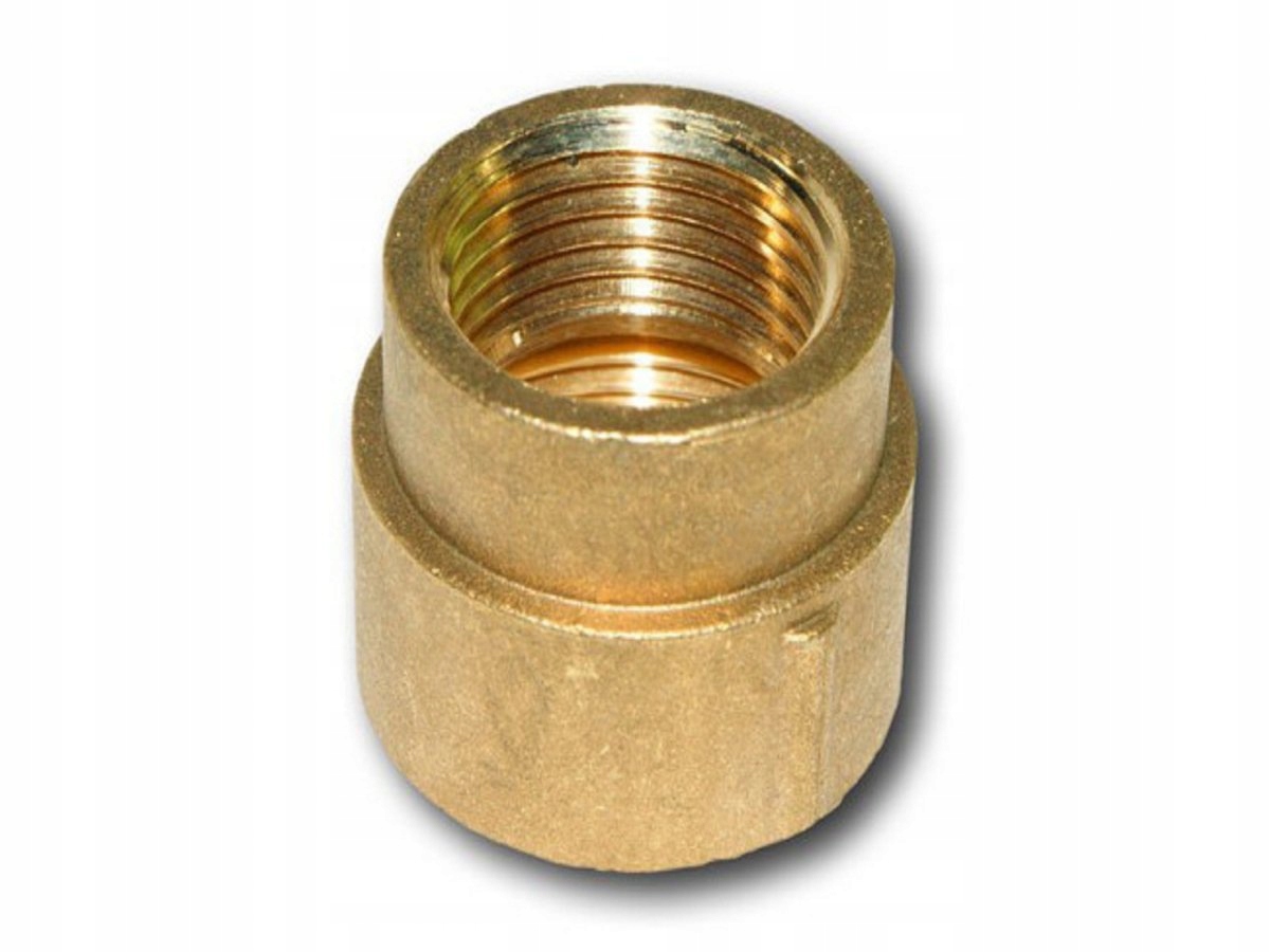 Mufa mosiężna redukcyjna 1'' x 1/2'' • Cena, Opinie • Rury i kształtki 8923691798 • Allegro