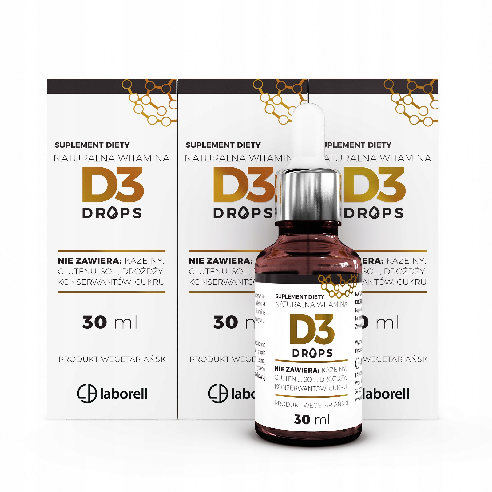 Laborell Witamina D3 drops TRÓJPAK (5906660163305) • Cena, Opinie ...