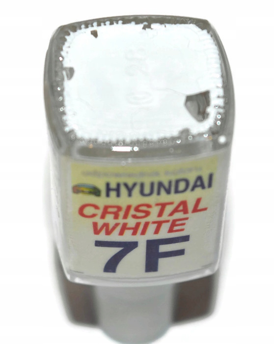 HYUNDAI 7F CRISTAL WHITE LAKIER SAMOCHODOWY ZAPRAWKA DO RYS 10 ML ARASYSTEM 5906379508992 za 19 ...