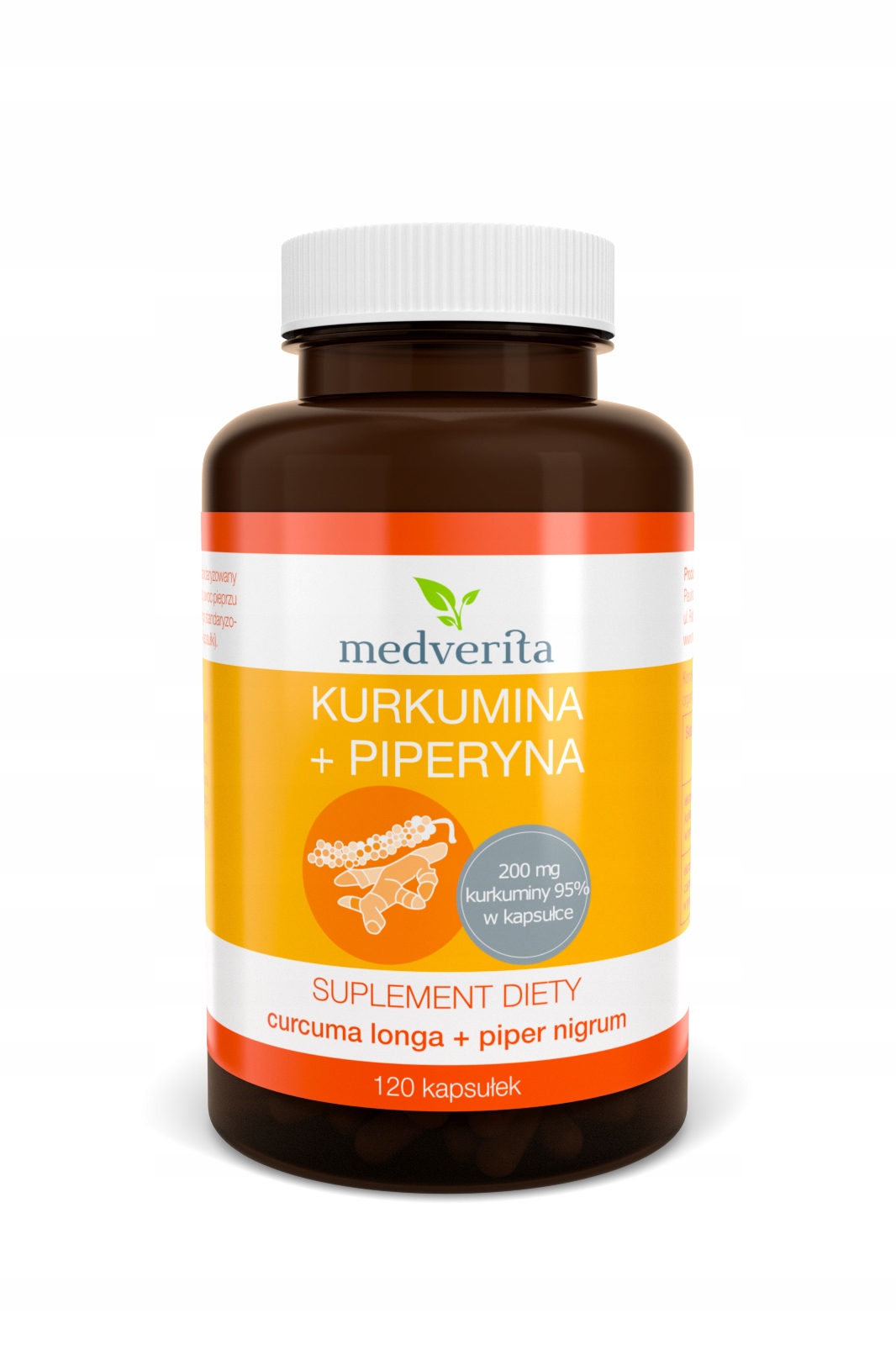 KURKUMINA + PIPERYNA 120 kapsułek Kurkuma Curcumin 8788433385 - Allegro.pl