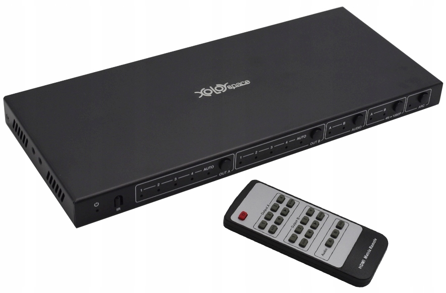 Matrix Switch Splitter HDMI 4x2 4K HDR ARC Scaler! - Allegro