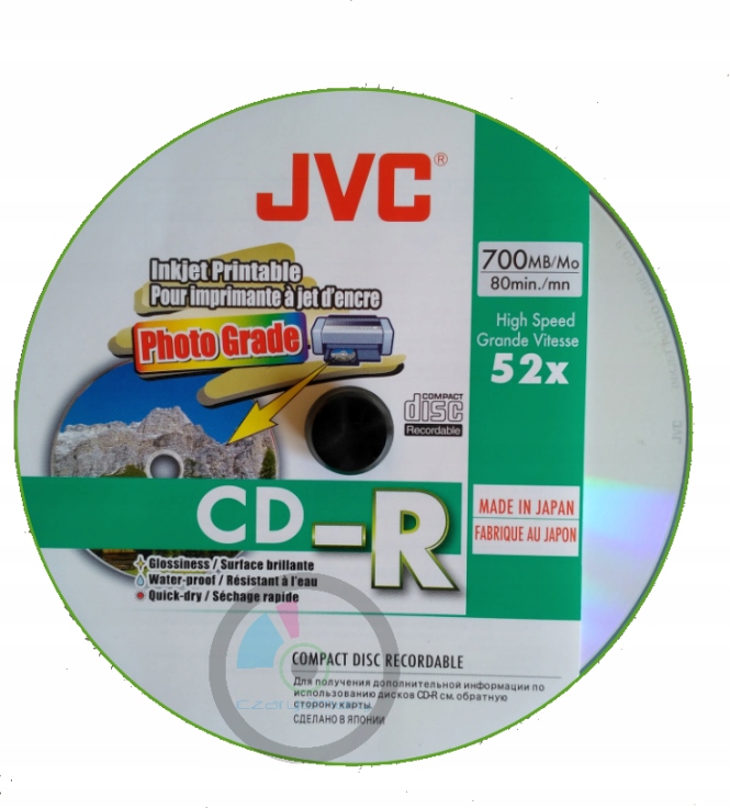 Płyta CD JVC CD-R 700 MB 1 szt. - Sklep, Opinie, Cena w Allegro