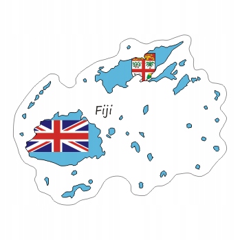 Naklejka FIDŻI na Walizkę Auto Moto Flaga • Cena, Opinie - Allegro