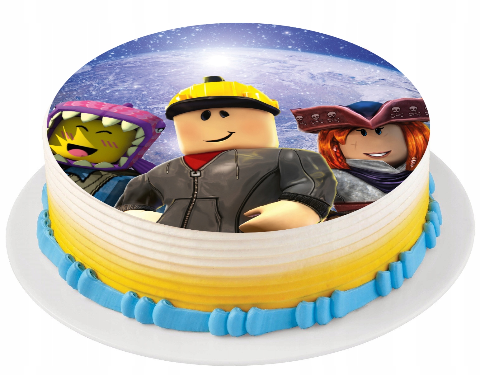 OPŁATEK NA TORT PREMIUM ROBLOX 20 CM + NAPIS TEKST (5905658600150 ...