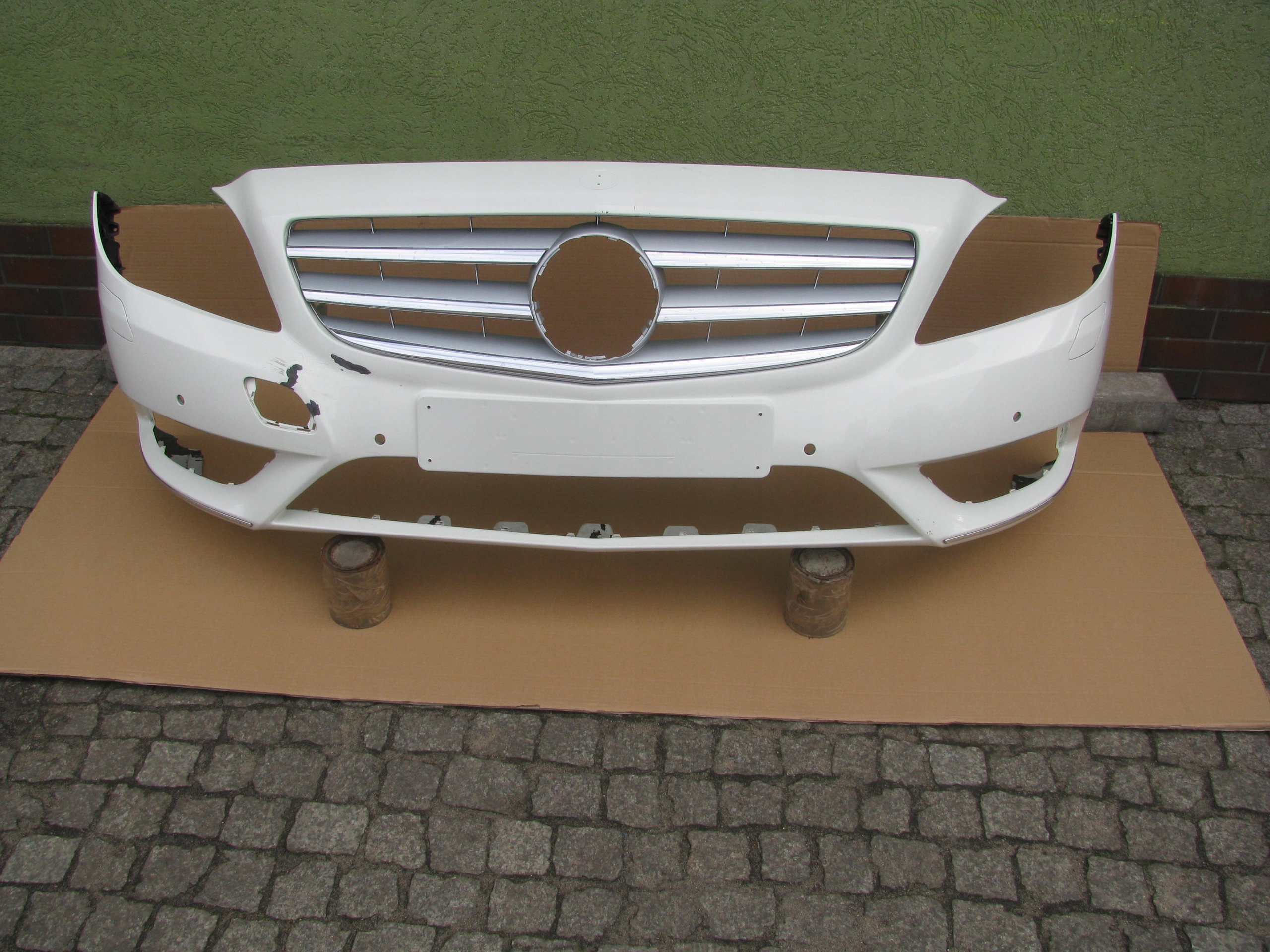 MERCEDES B-KLASA W246 ZDERZAK PRZEDNI BIAŁY KREMOW A246 za 520 zł z Trzebicz - Allegro.pl ...