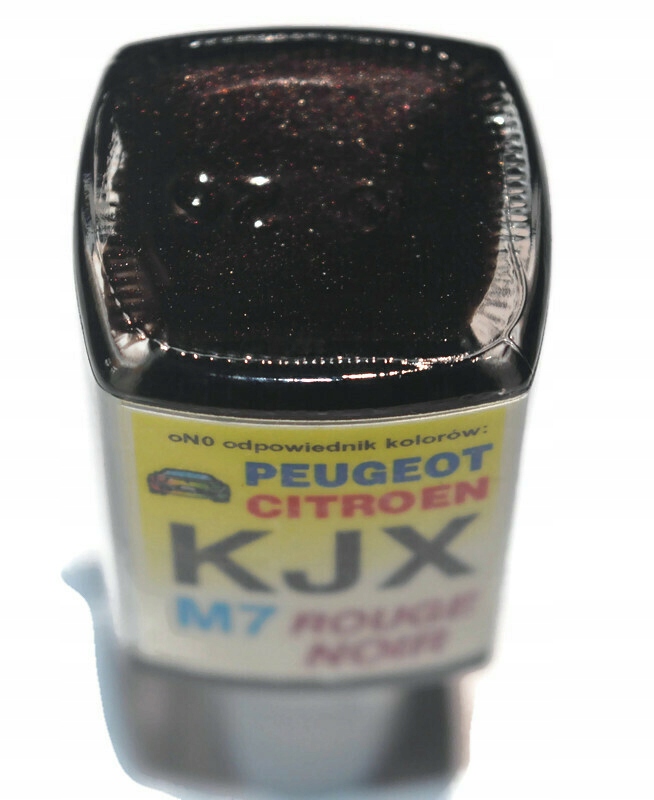 CITROEN PEUGEOT KJX ROUGE NOIR LAKIER SAMOCHODOWY ZAPRAWKA DO RYS ARA ...