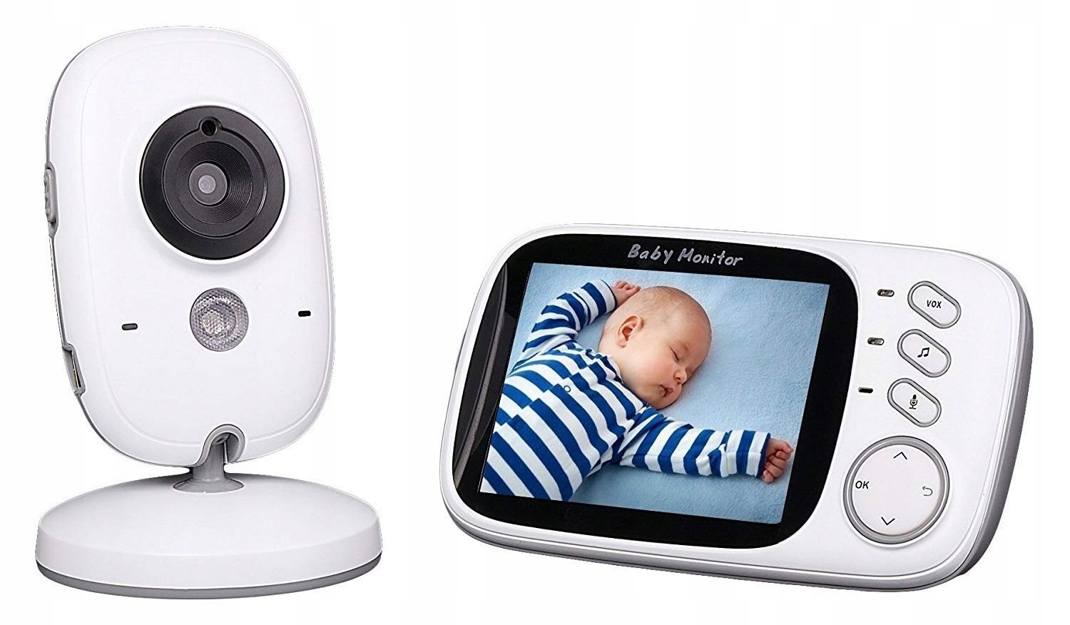 VB603 Baby Monitor niania elektroniczna monitoring 15870576160 - Allegro.pl