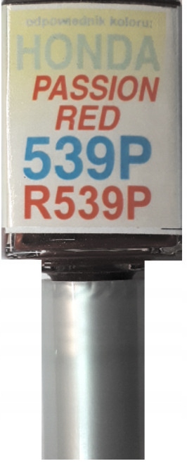 HONDA R539P PASSION RED LAKIER ZAPRAWKA DO RYS ARA 10 ML 5906379516157 ...