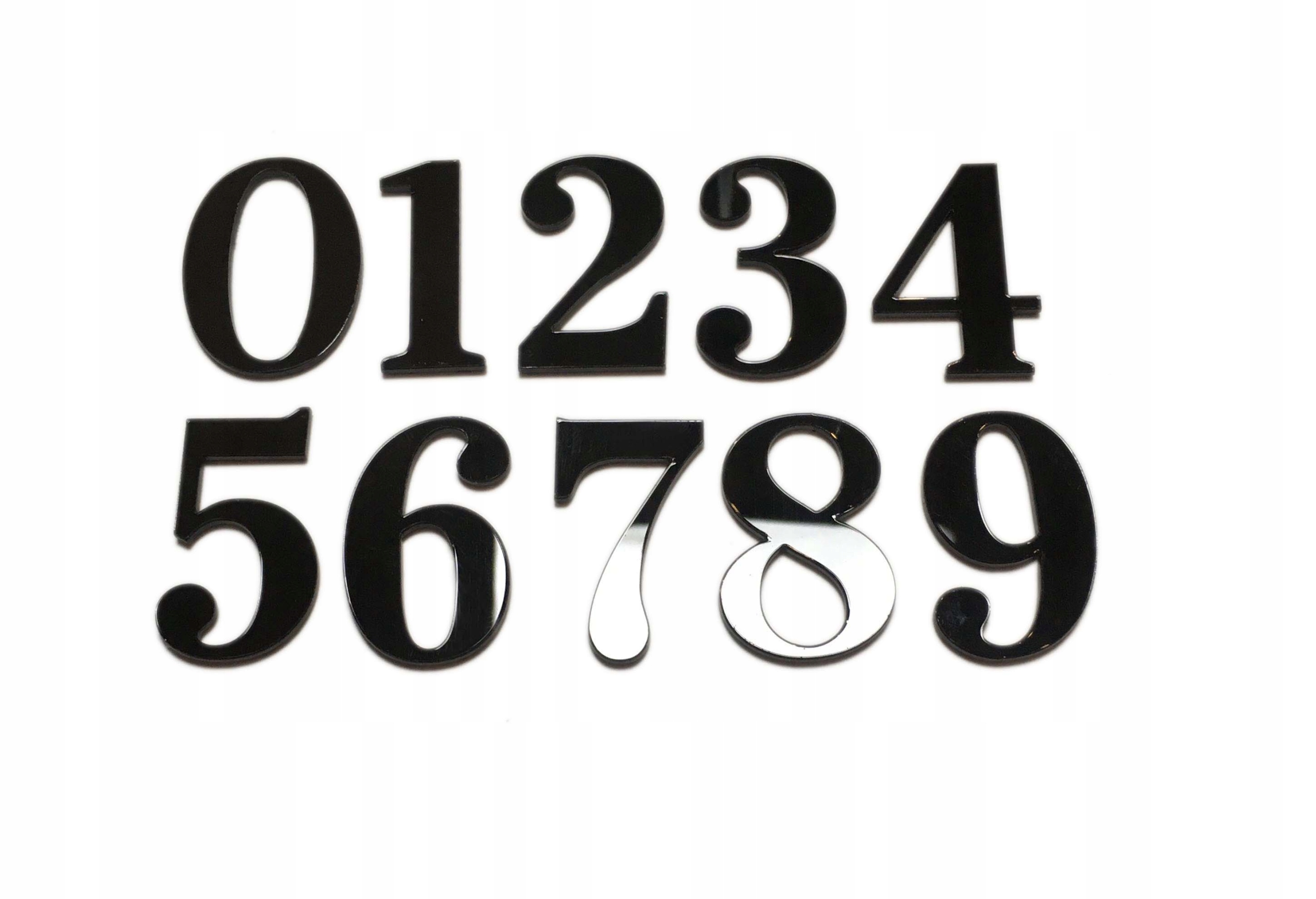 Cyferki Numerki na drzwi samoprzylepne 7820492488 - Allegro.pl