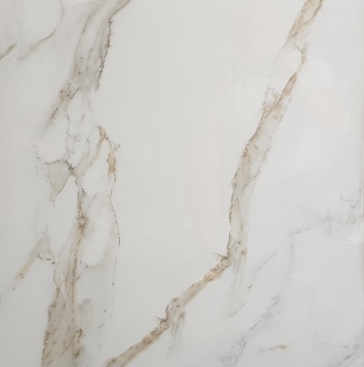 Płytka podłogowa Egen Torrano Calacatta PDCNTR0001 60x60 cm biało-złota ...